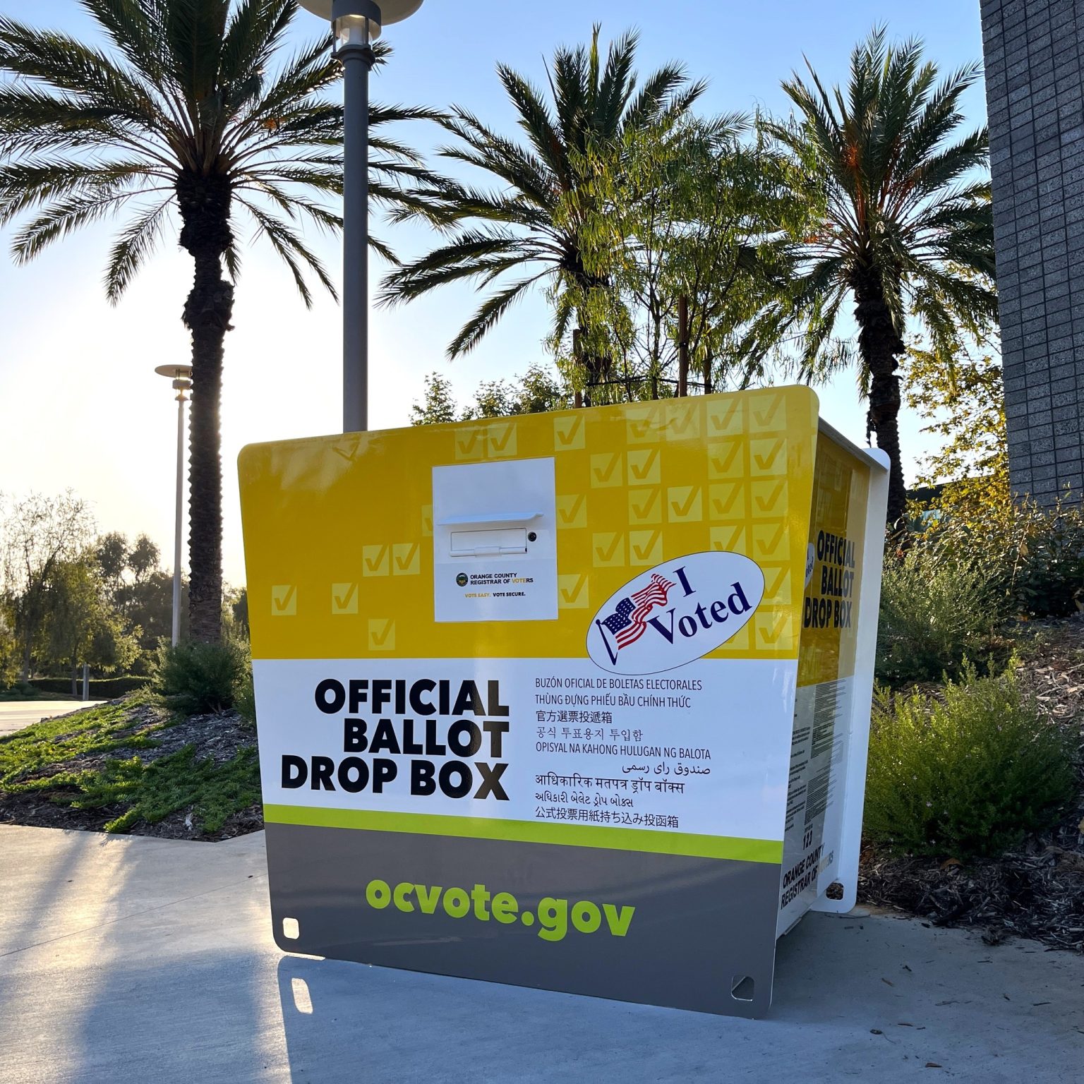 Vote centers open across Anaheim along with ballot drop boxes