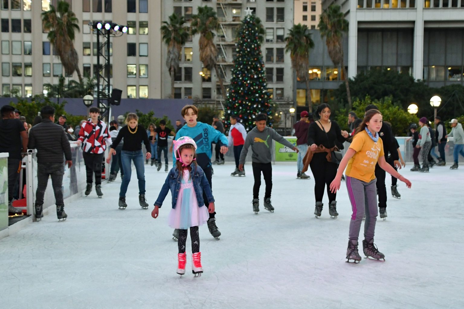Holiday Ice Rink Pershing Square opens Nov. 21