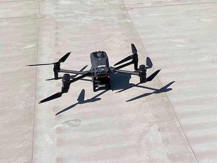 County fire department launches drone in San Bernardino