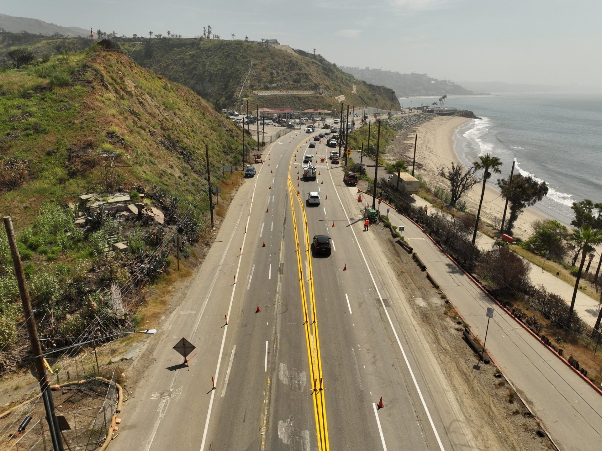 Pacific Coast Highway reopens between Malibu, Santa Monica