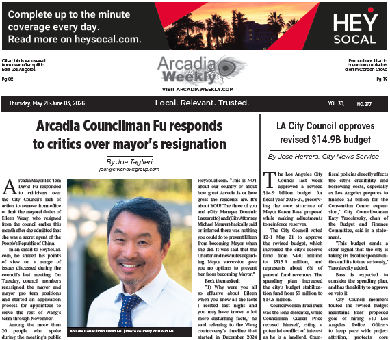 Pasadena Independent_5/28/2026 - Hey SoCal. Change is our intention.